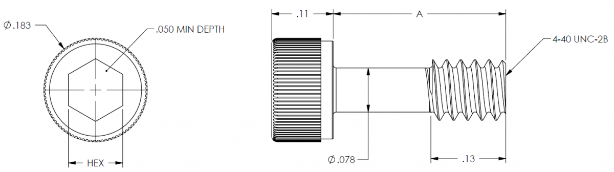 Captivated Waveguide Flange Screws | QuinStar Technology, Inc.
